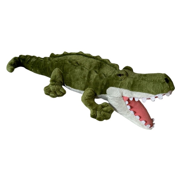 Toys | Tiger Tale Toys Alligator Realistic Plush Toy Stuff Animal Green ...